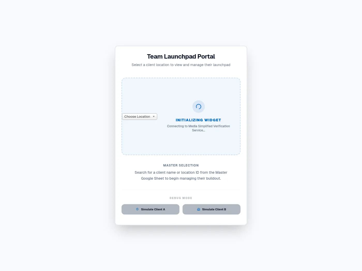 Team Launchpad Portal