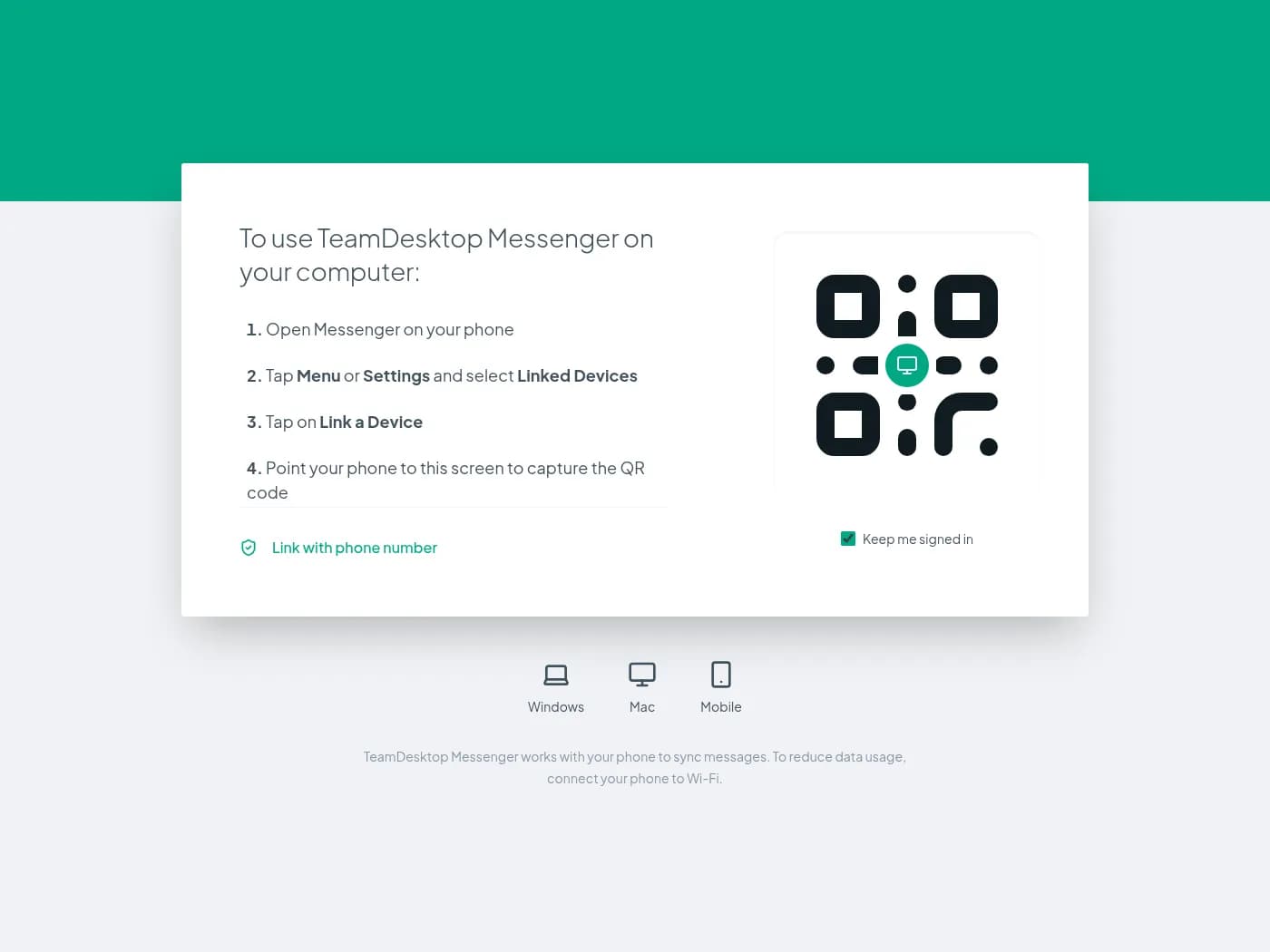 TeamDesktop Messenger