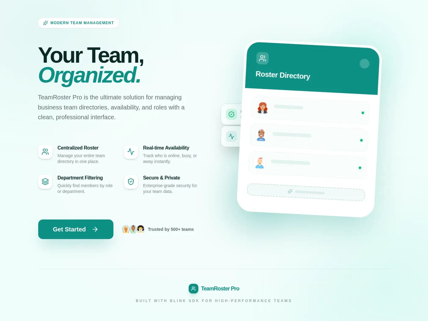 TeamRoster Pro