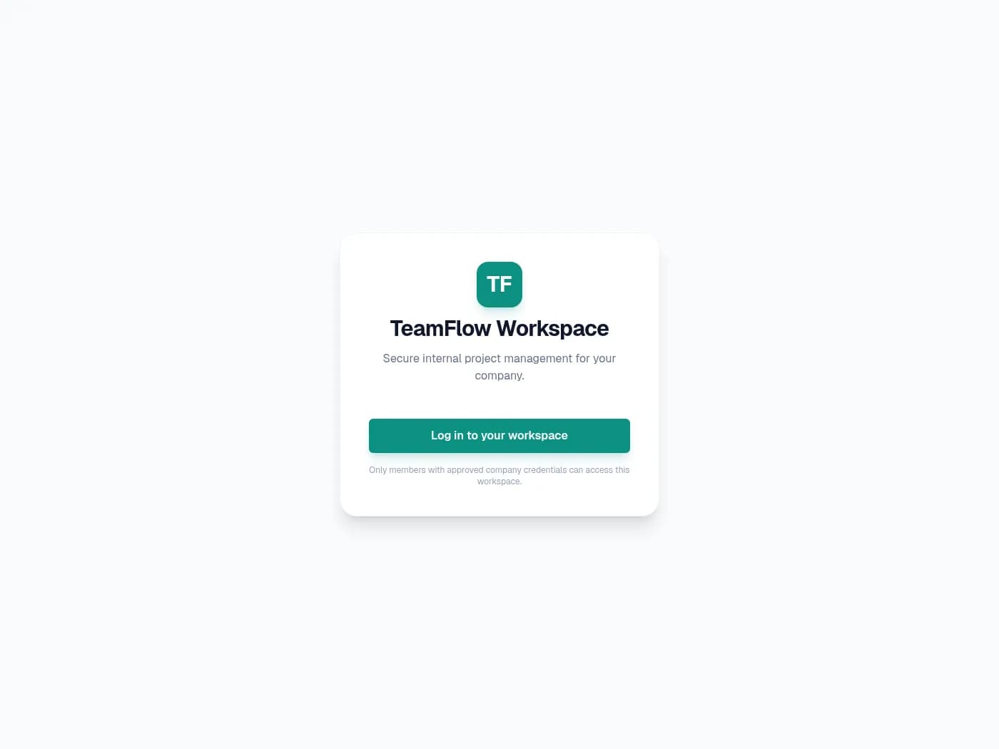 TeamFlow Workspace