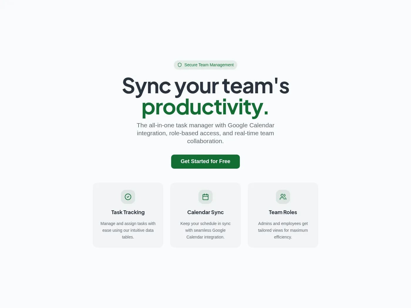 TeamSync Task Manager