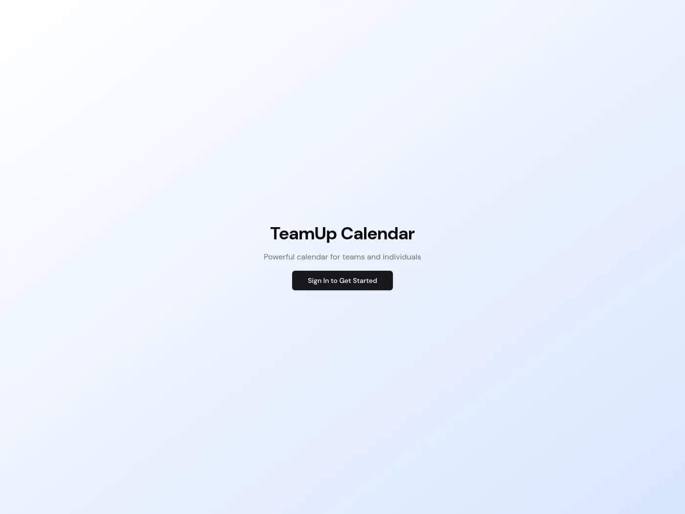 TeamUp Calendar Clone