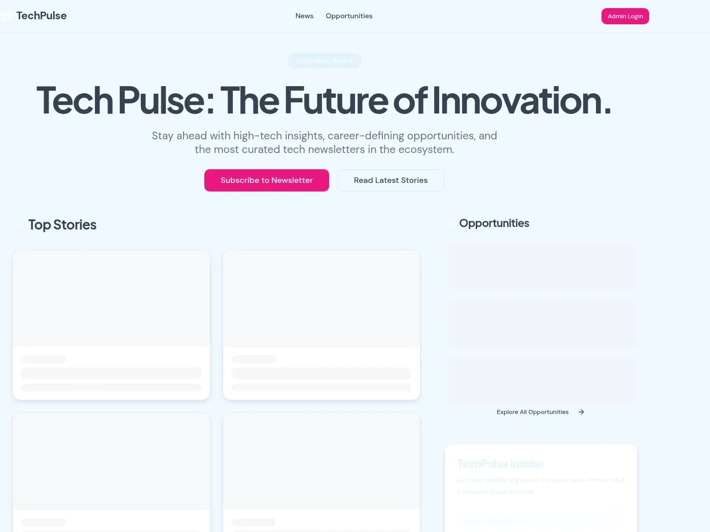 TechPulse Media Platform