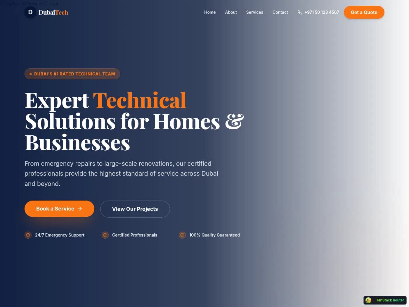 Tech Service Web Portal