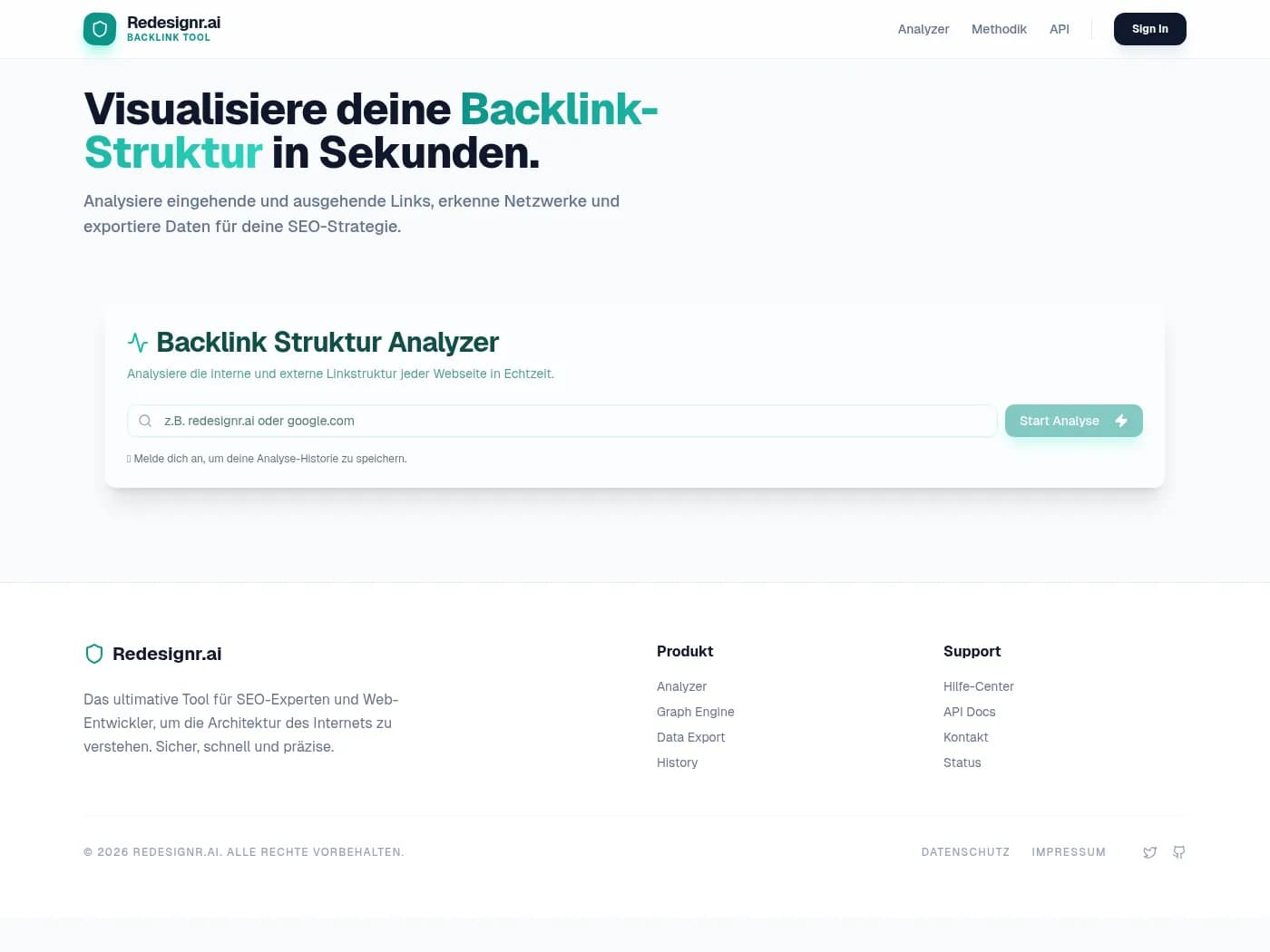 Redesignr.ai Tool Detector