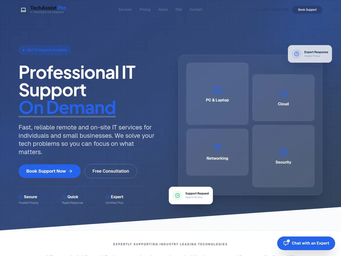 TechAssist Pro Website