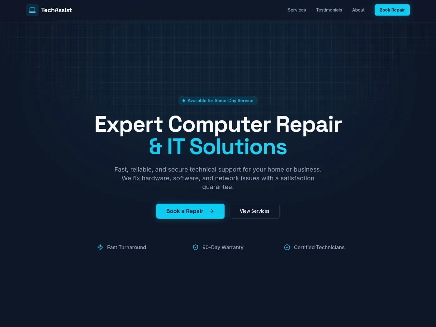 TechAssist Website