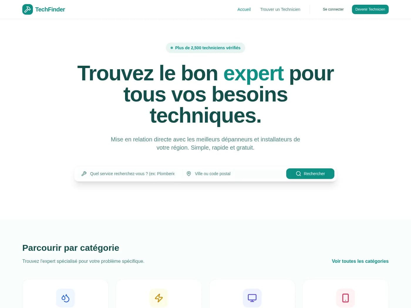 TechFinder App