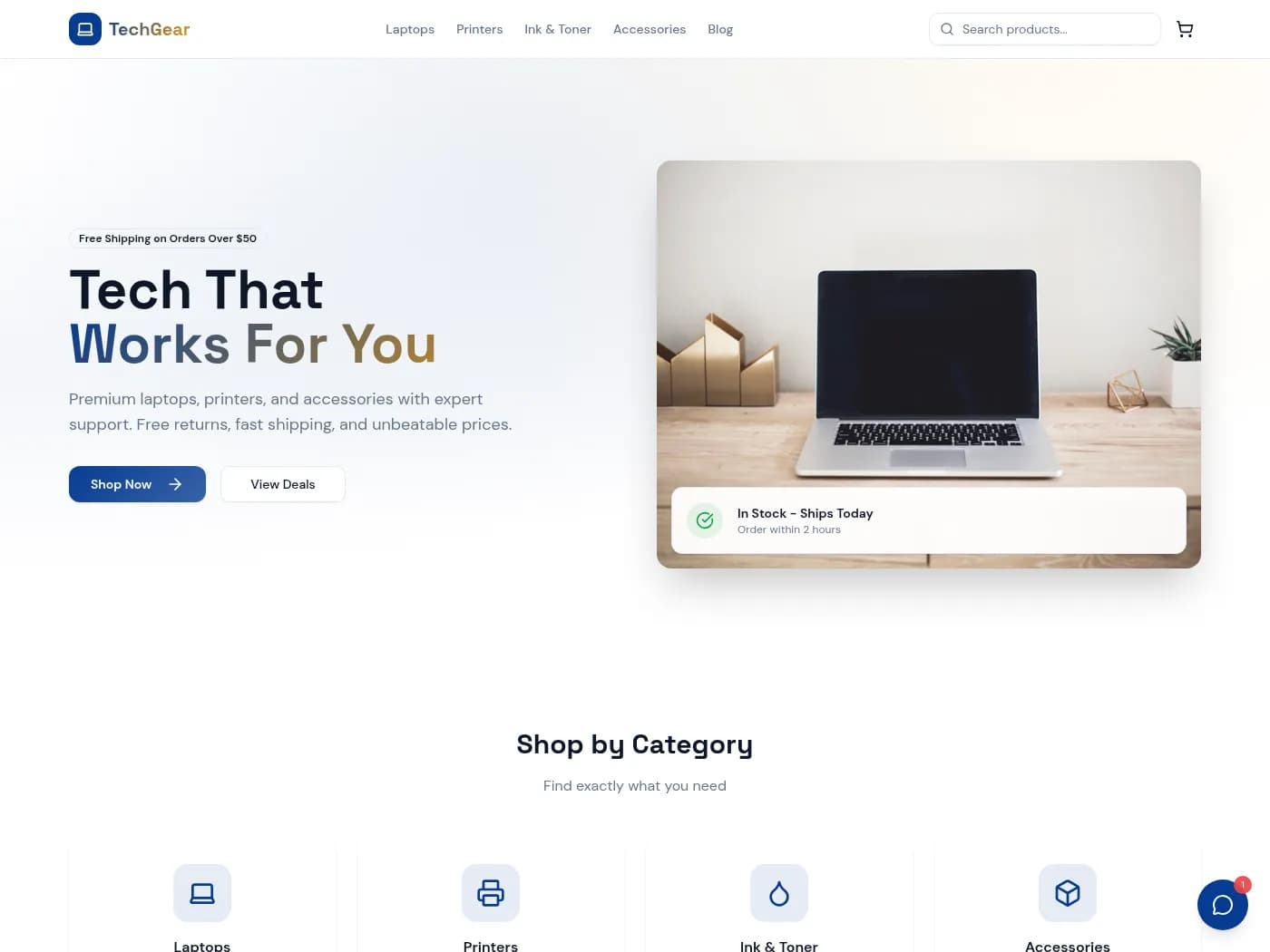 TechGear Storefront