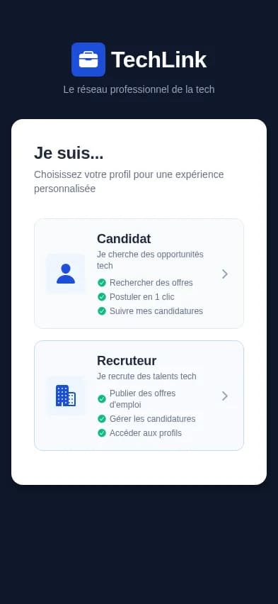 TechLink Job Board App