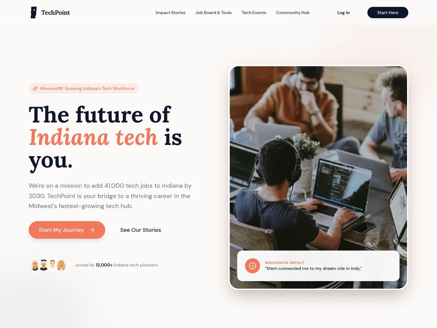 TechPoint Community Redesign