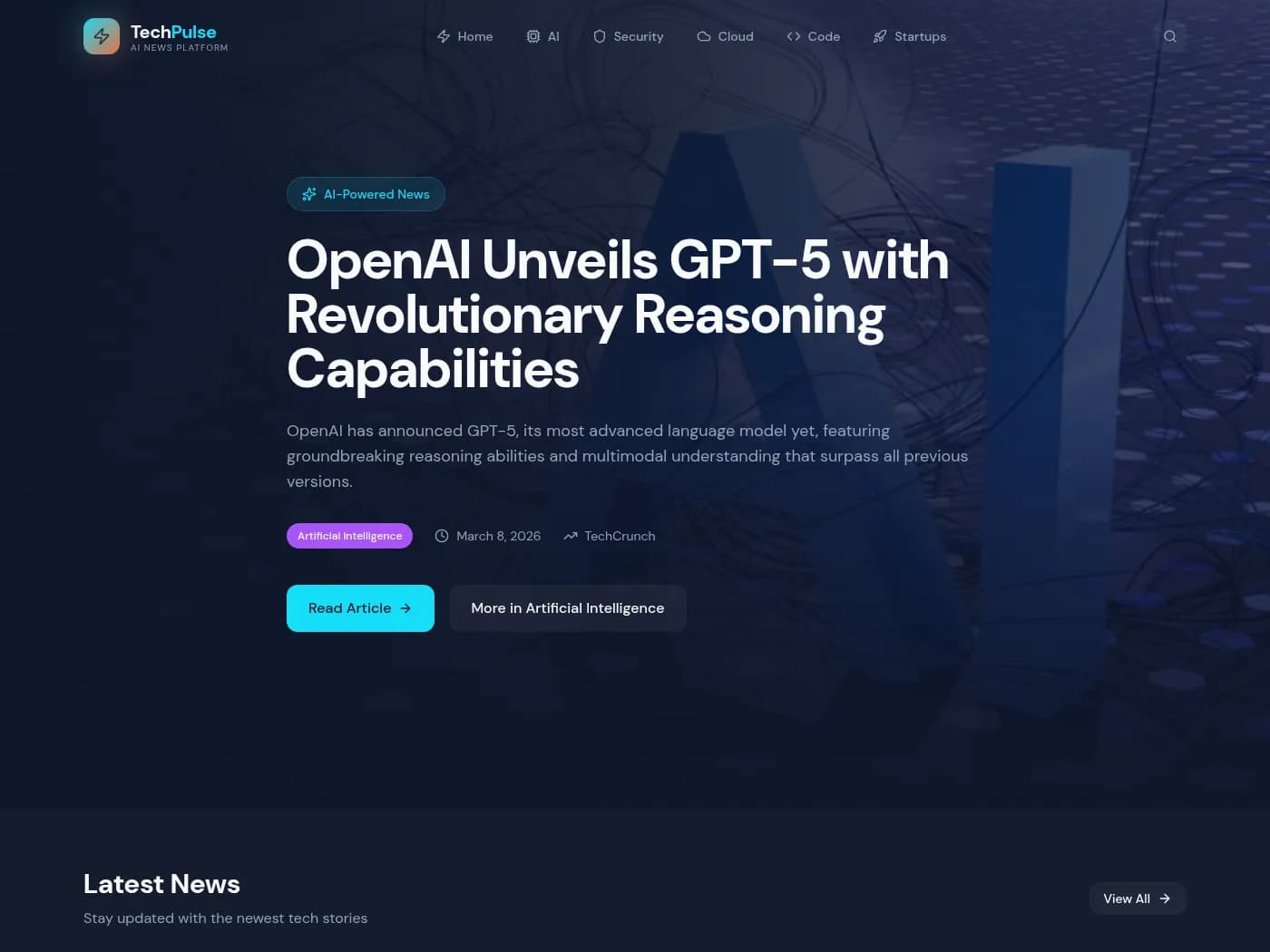 TechPulse AI News Platform