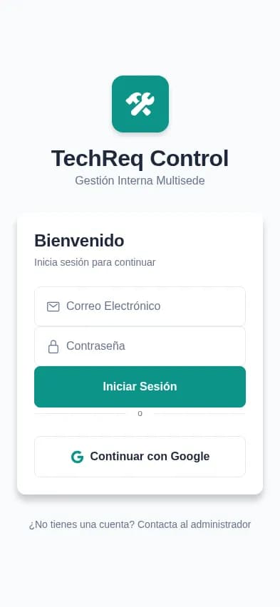 TechReq Control App