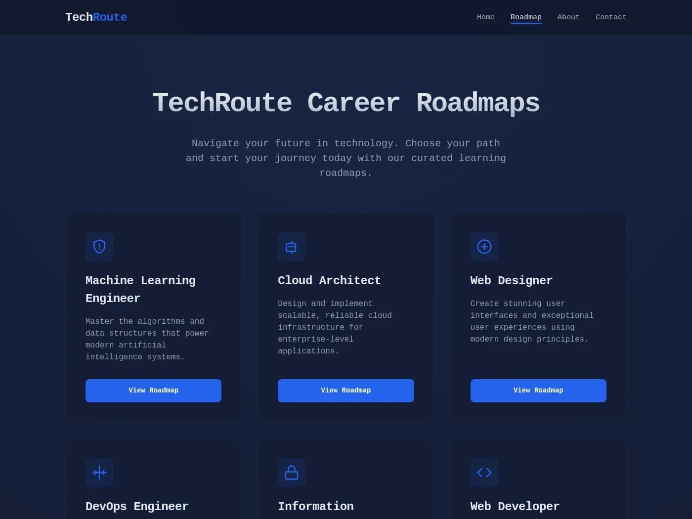 TechRoute UI Refresh