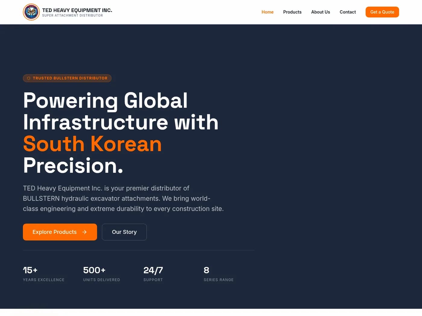 TED Equipment Web Portal