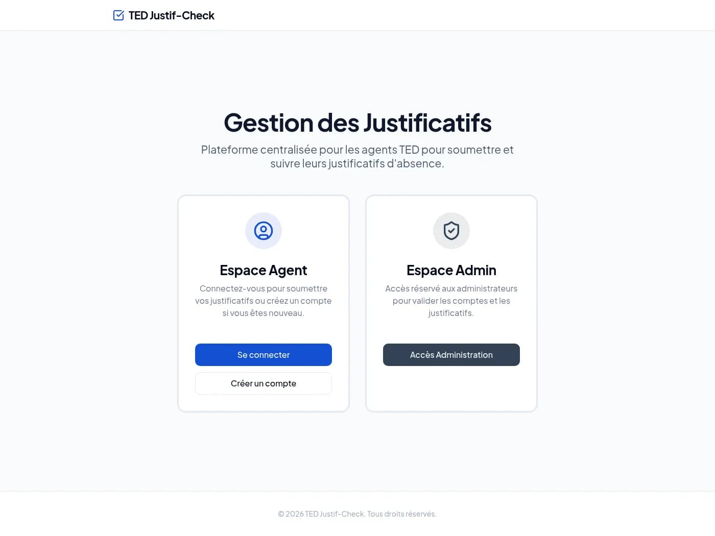 TED Justif-Check Platform