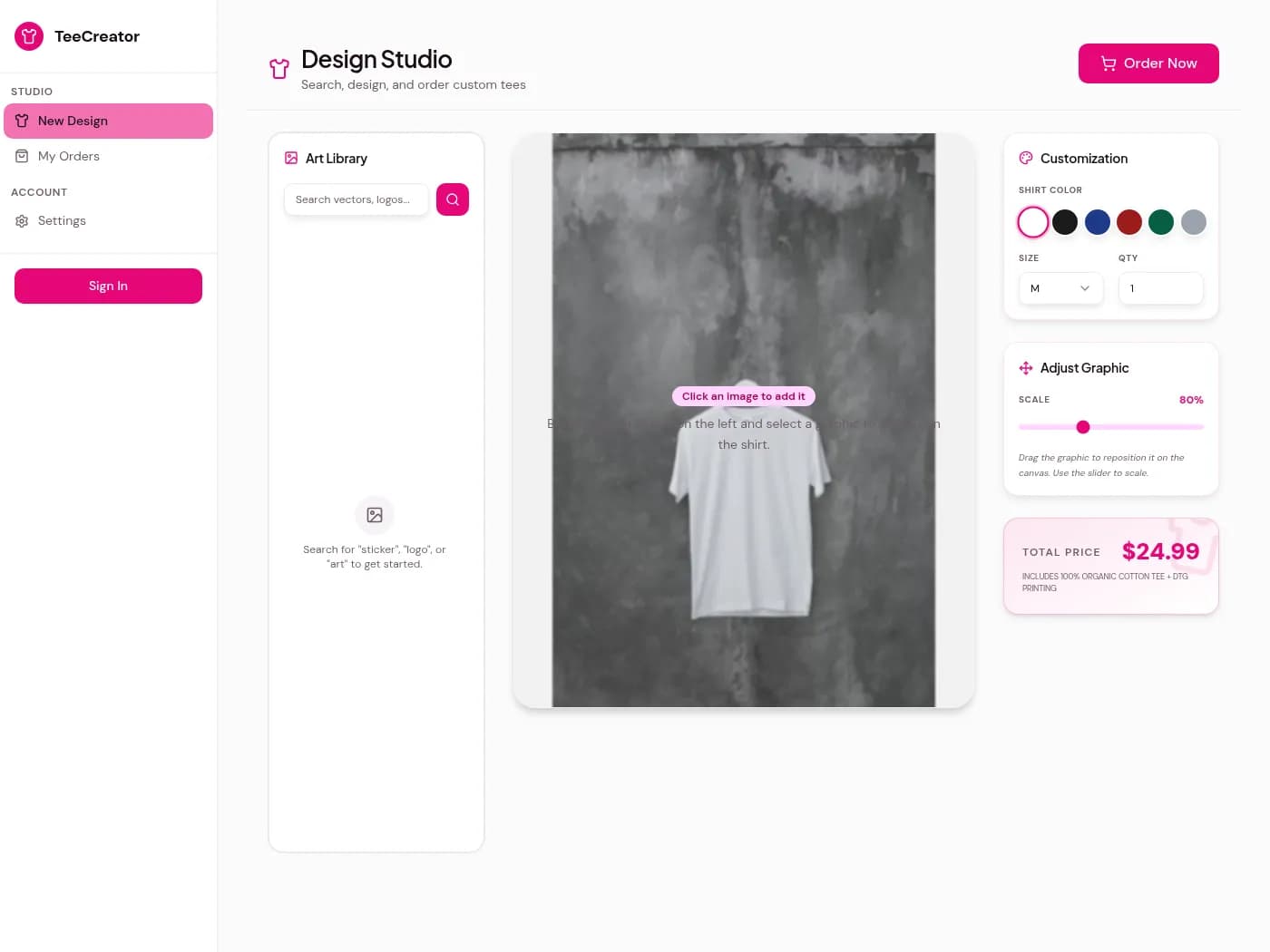 TeeCreator Studio