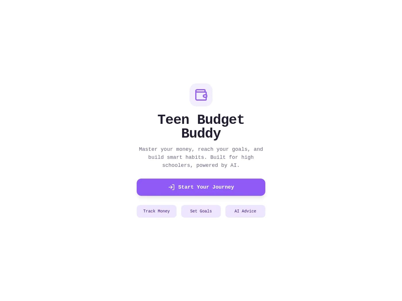 Teen Budget Buddy