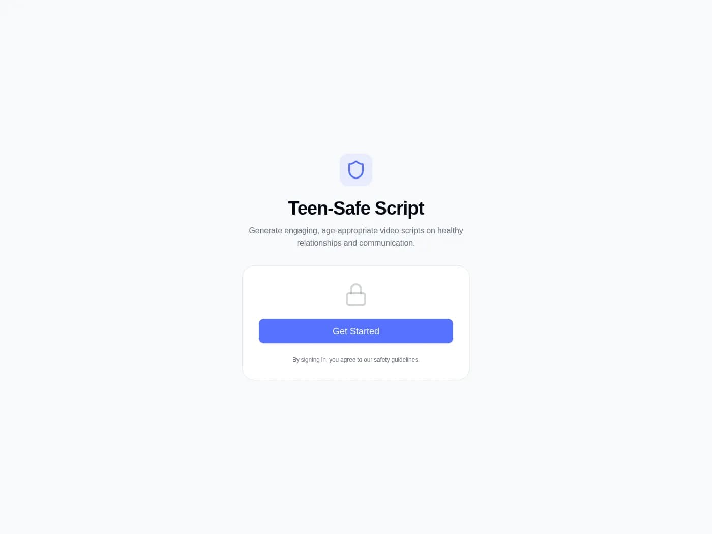 Teen-Safe Script Maker