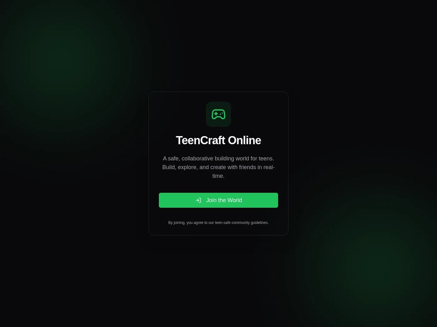 TeenCraft Online