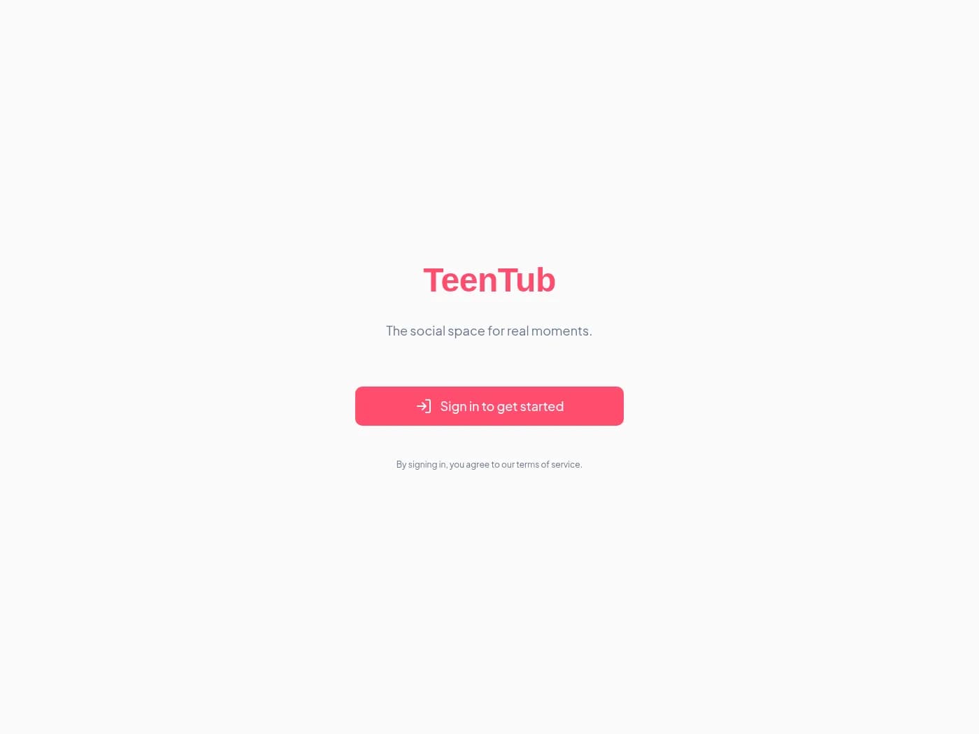 TeenTub Social App