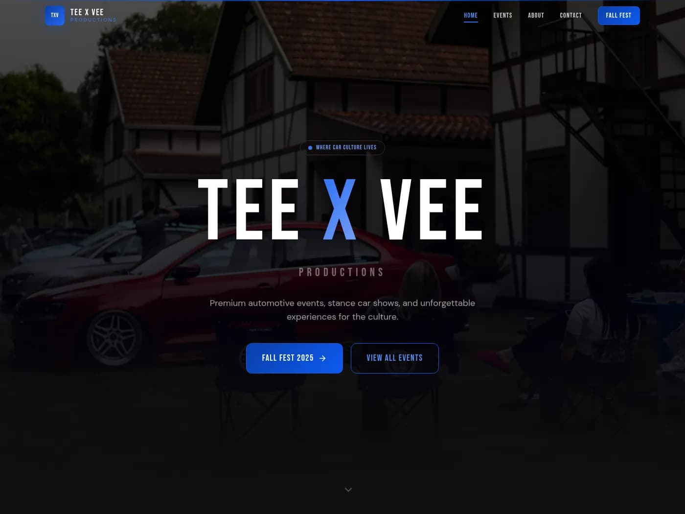 Tee X Vee Events Hub