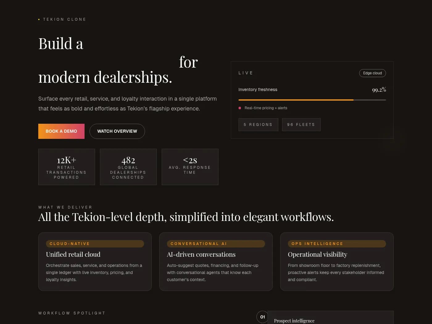 Tekion Clone Platform