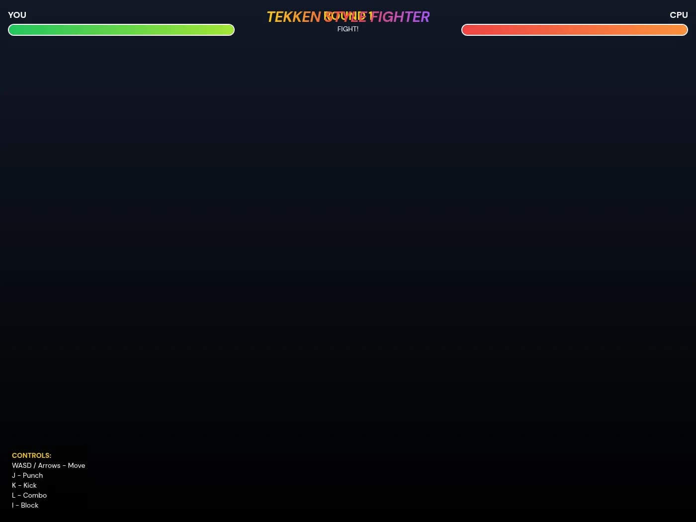 Tekken-Style AI Fighter