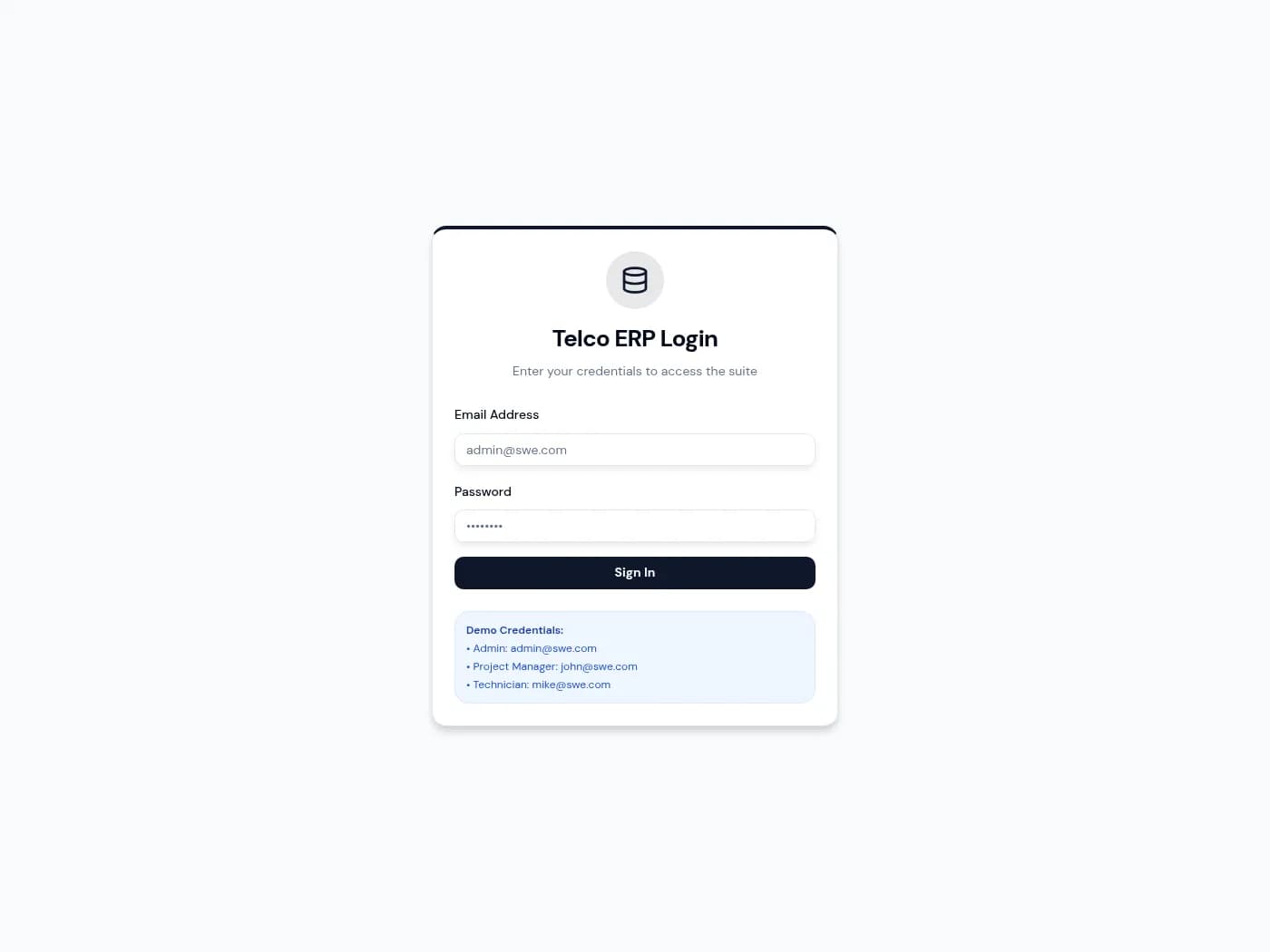 Telco ERP Suite