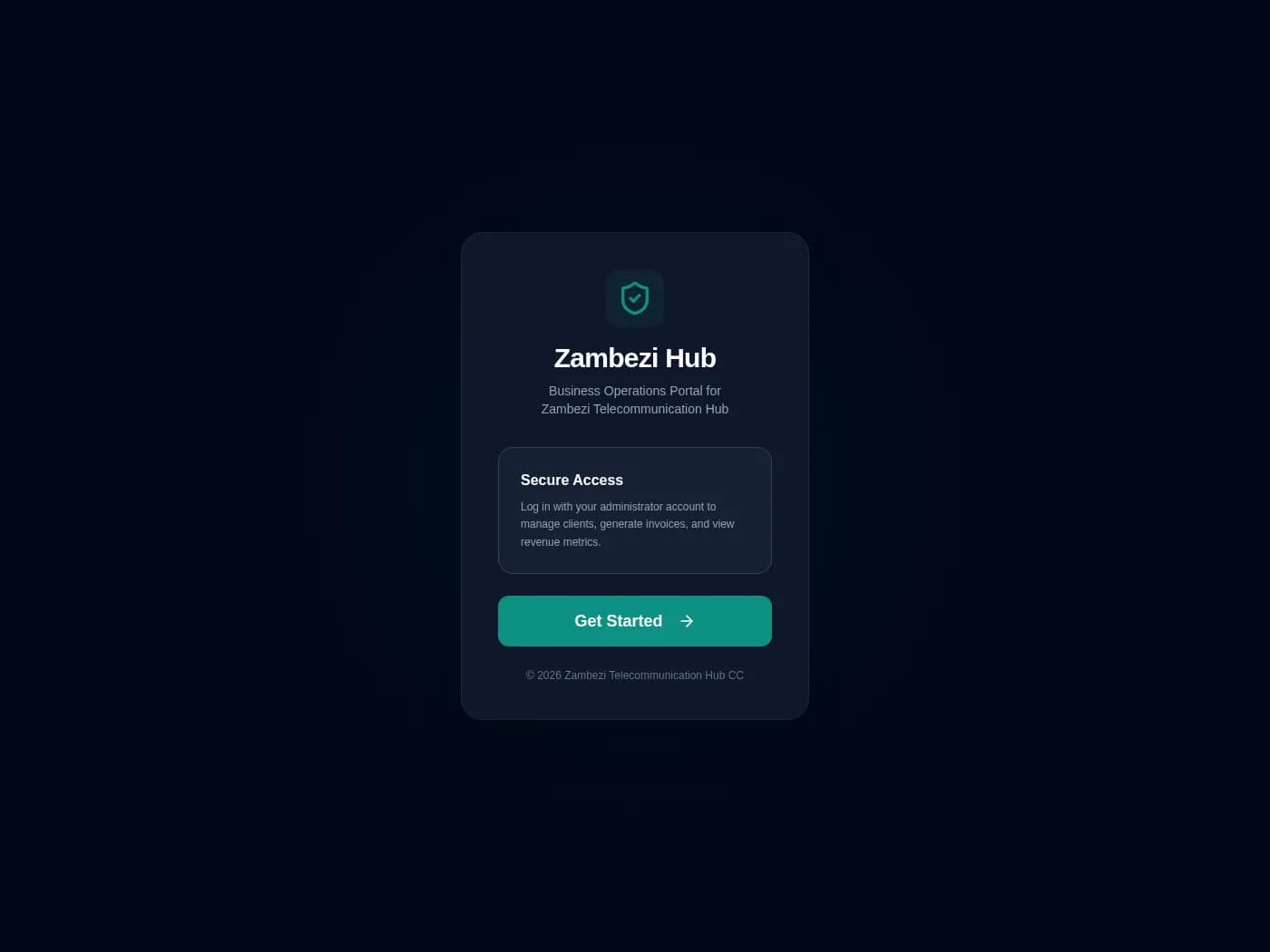 Zambezi Hub Portal