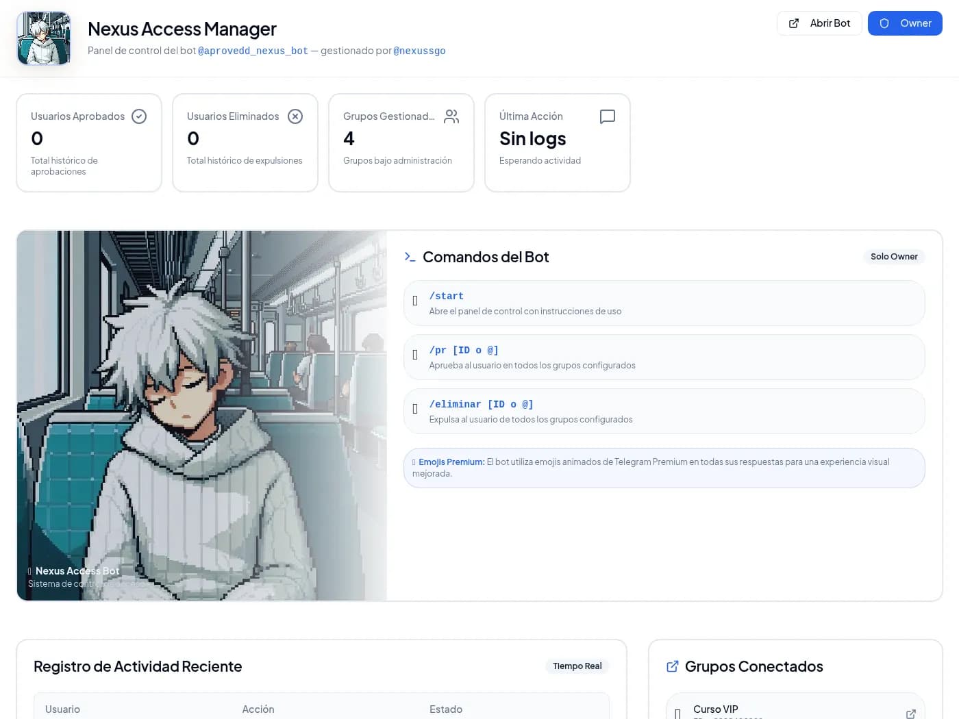 Telegram Access Bot