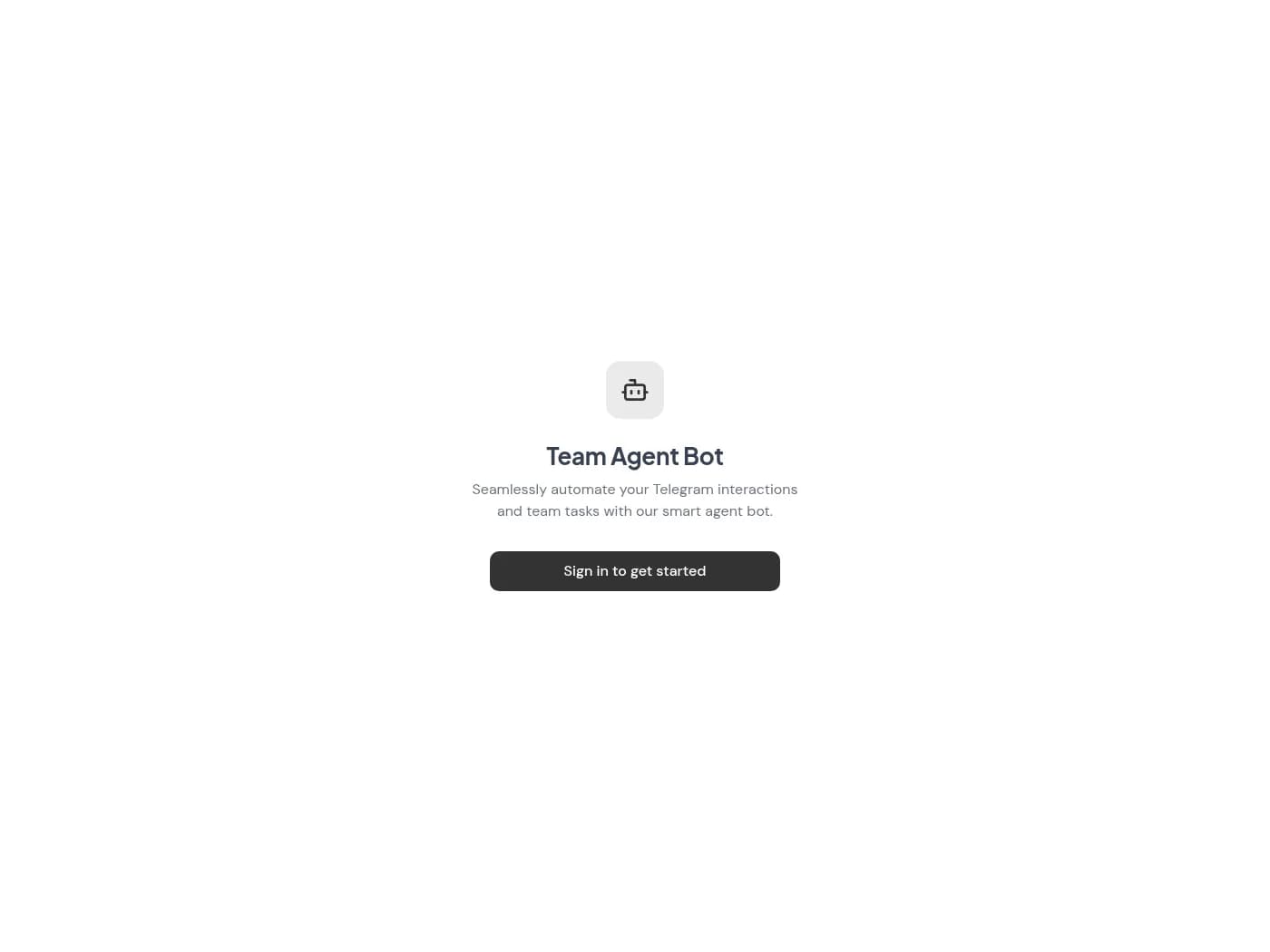 Telegram Smart Agent Bot