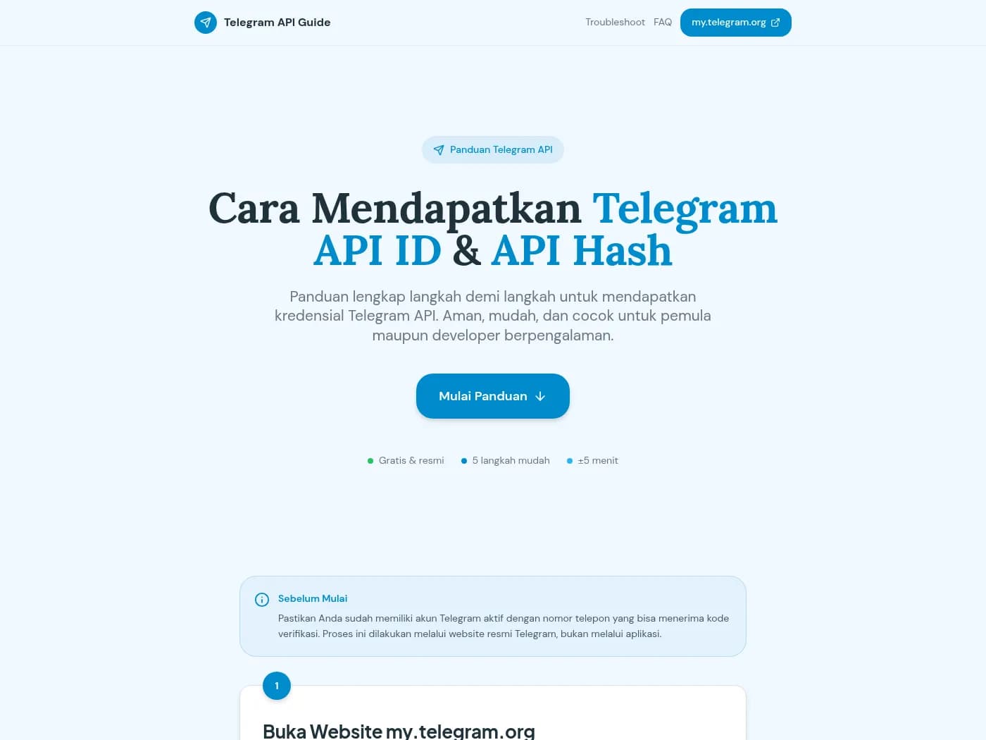 Telegram API Guide