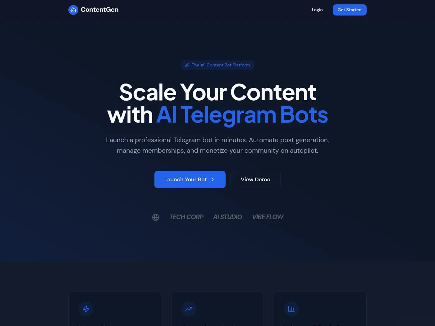 ContentGen Telegram Bot