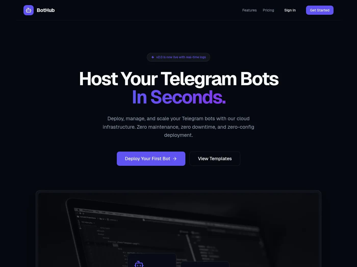 Telegram Bot Hosting Hub