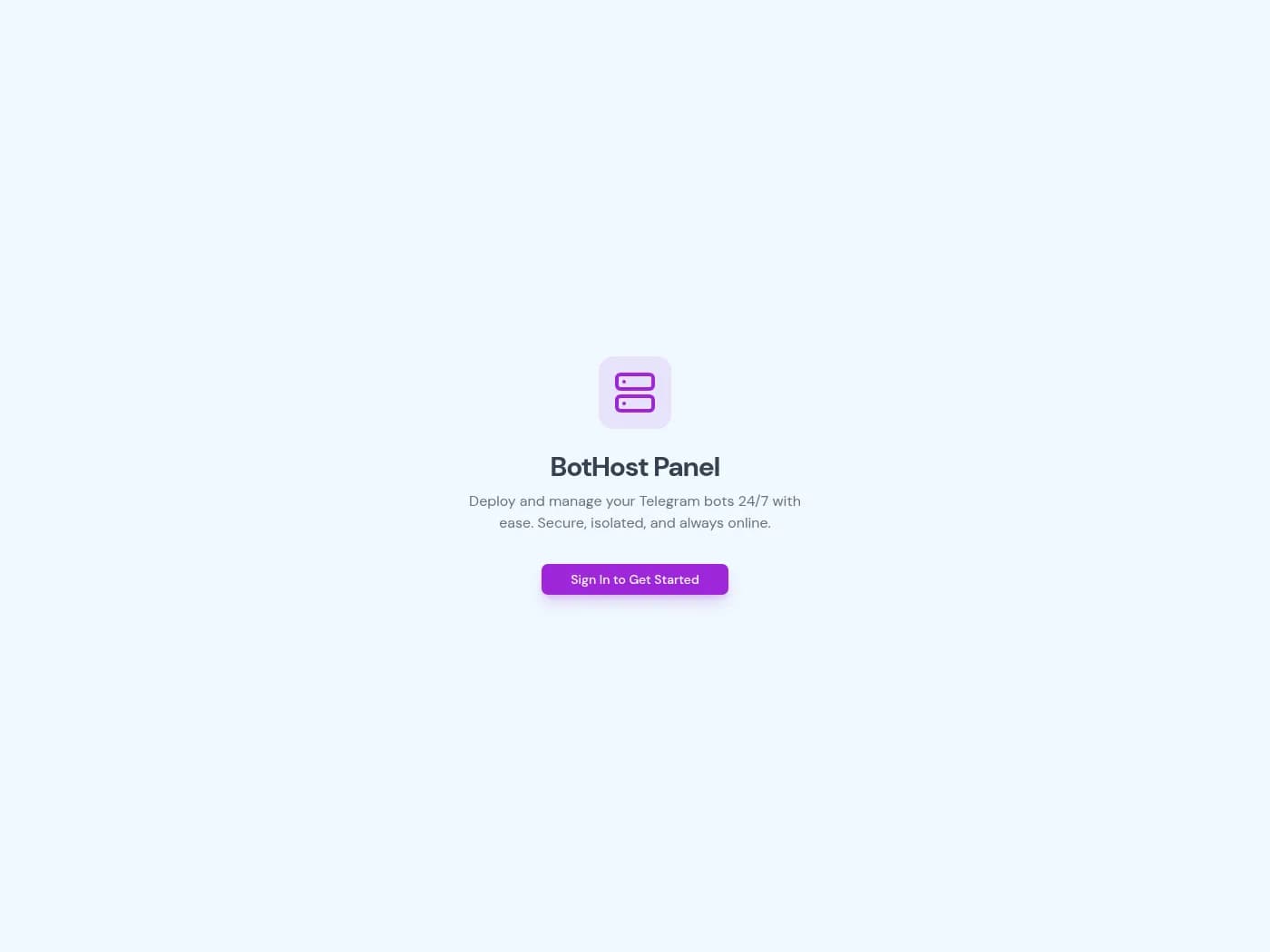 BotHost Panel