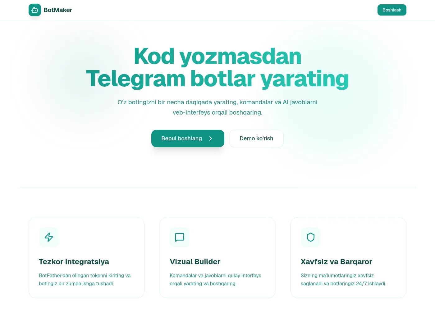 Telegram Bot Maker