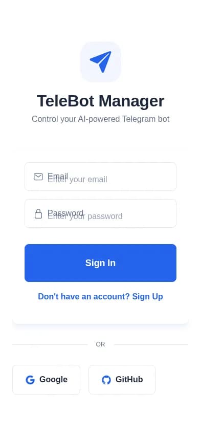 TeleBot Manager