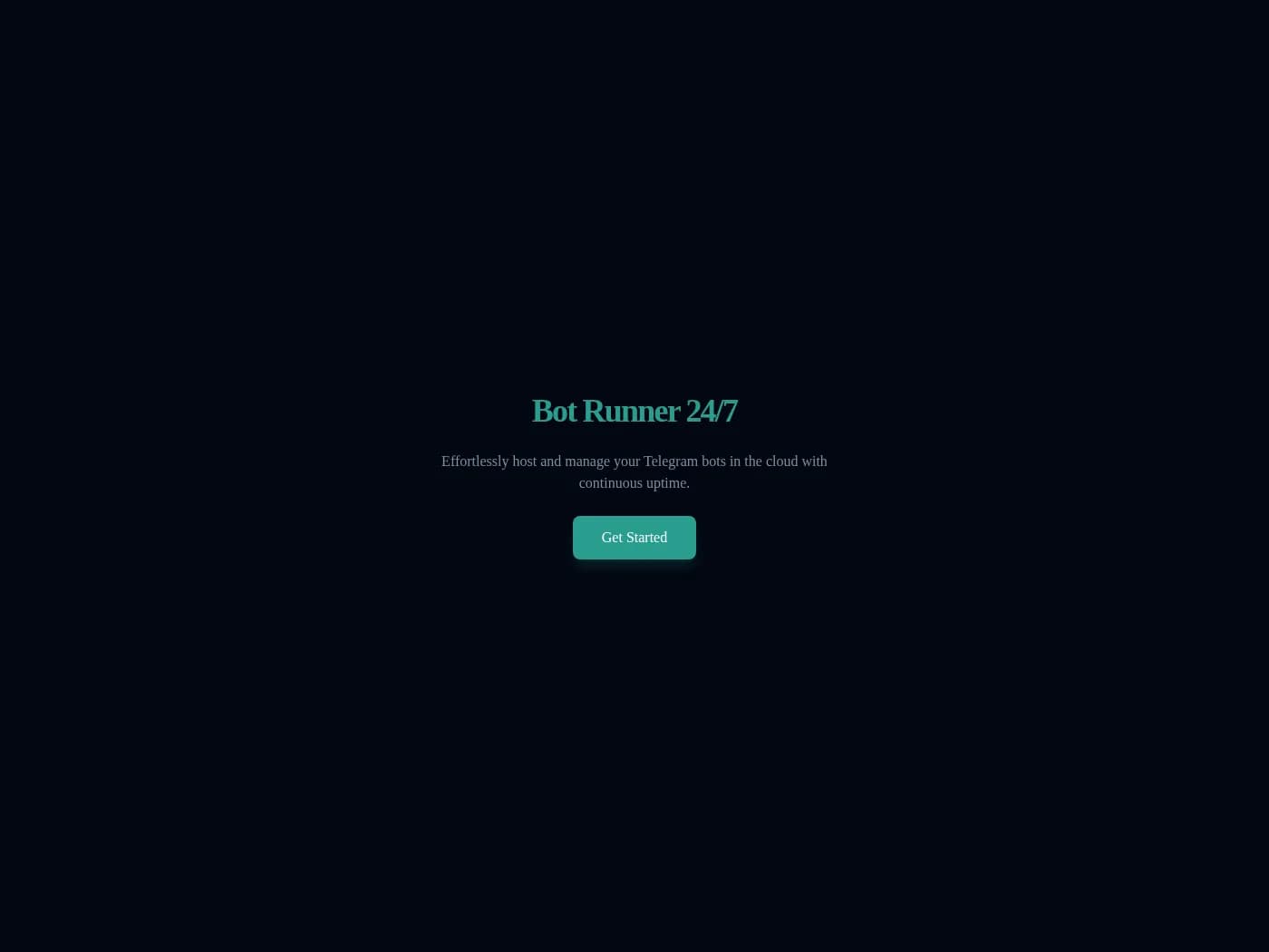 24/7 Telegram Bot Runner