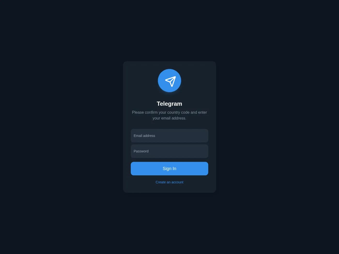 Telegram Messenger Clone