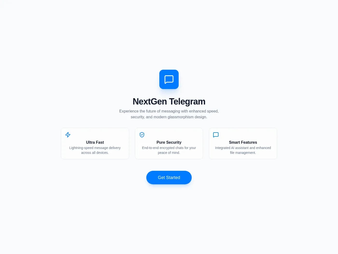 NextGen Telegram Clone