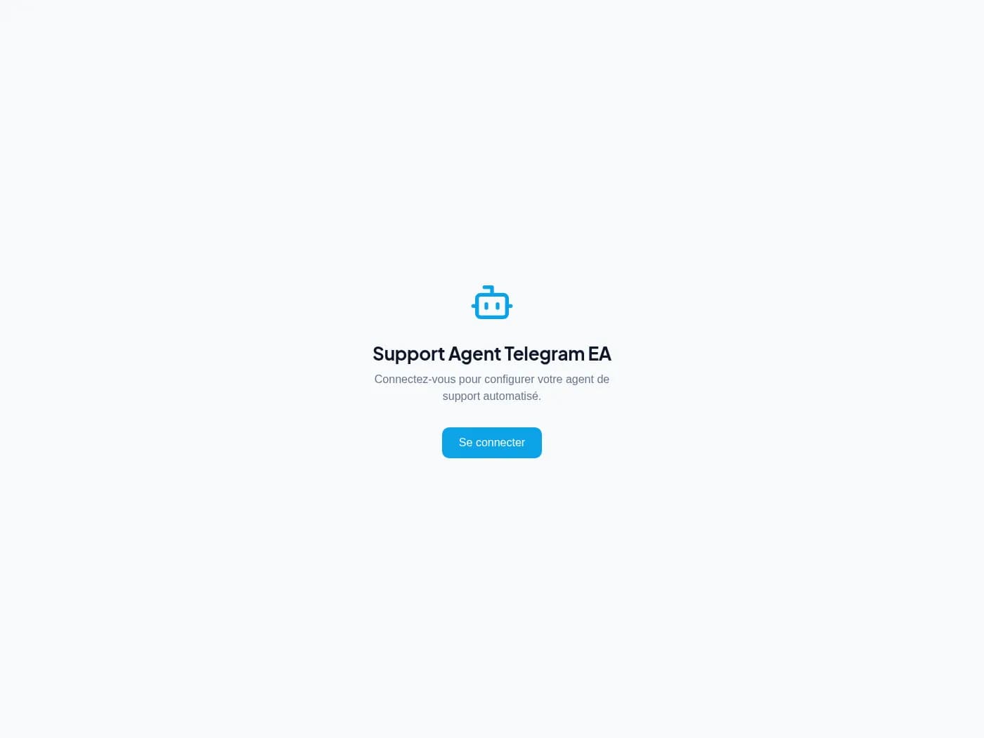 Telegram EA Support Agent