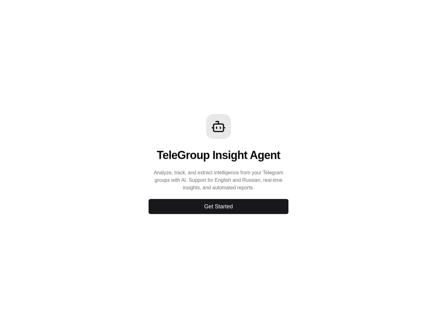TeleGroup Insight Agent