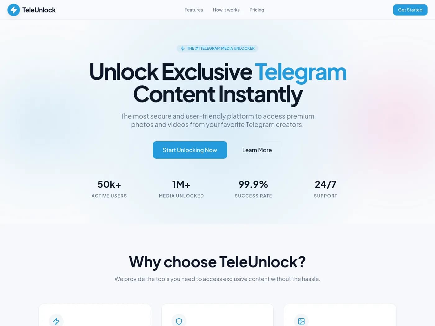 Telegram Media Unlocker