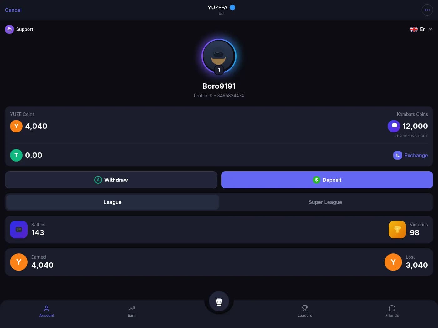 Telegram Mini App Clone