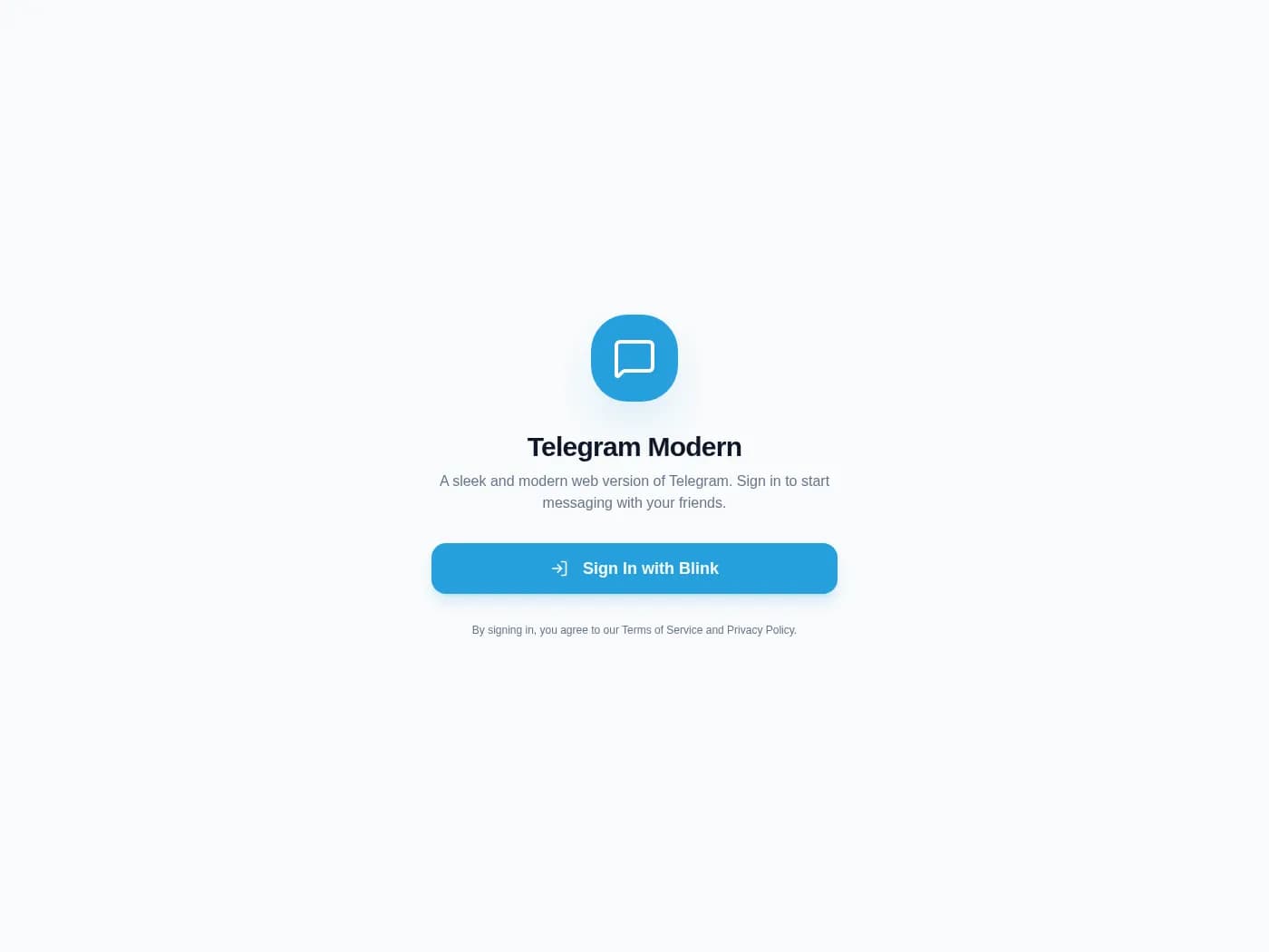 Telegram Modern Web