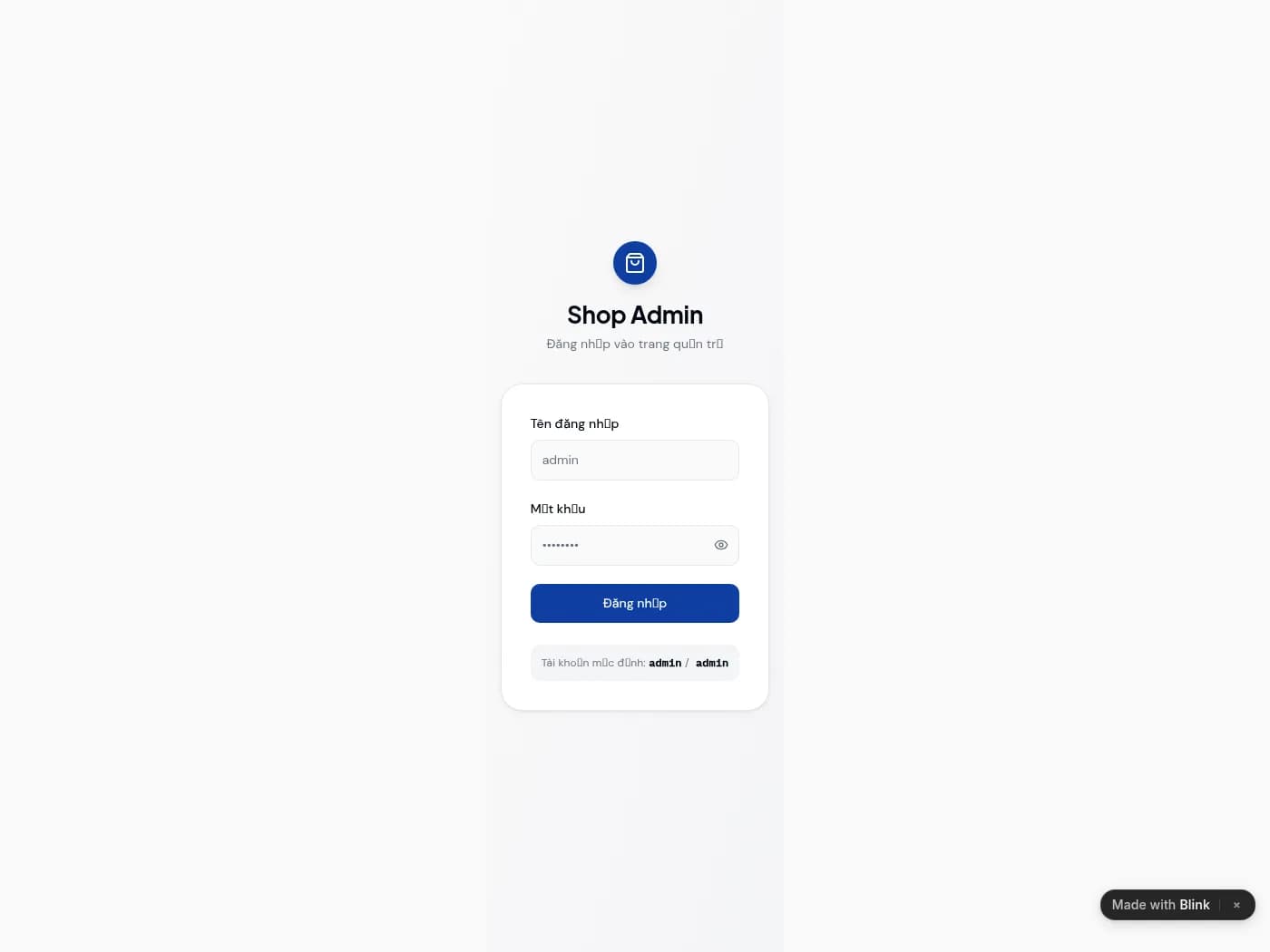 Telegram Shop Admin Portal