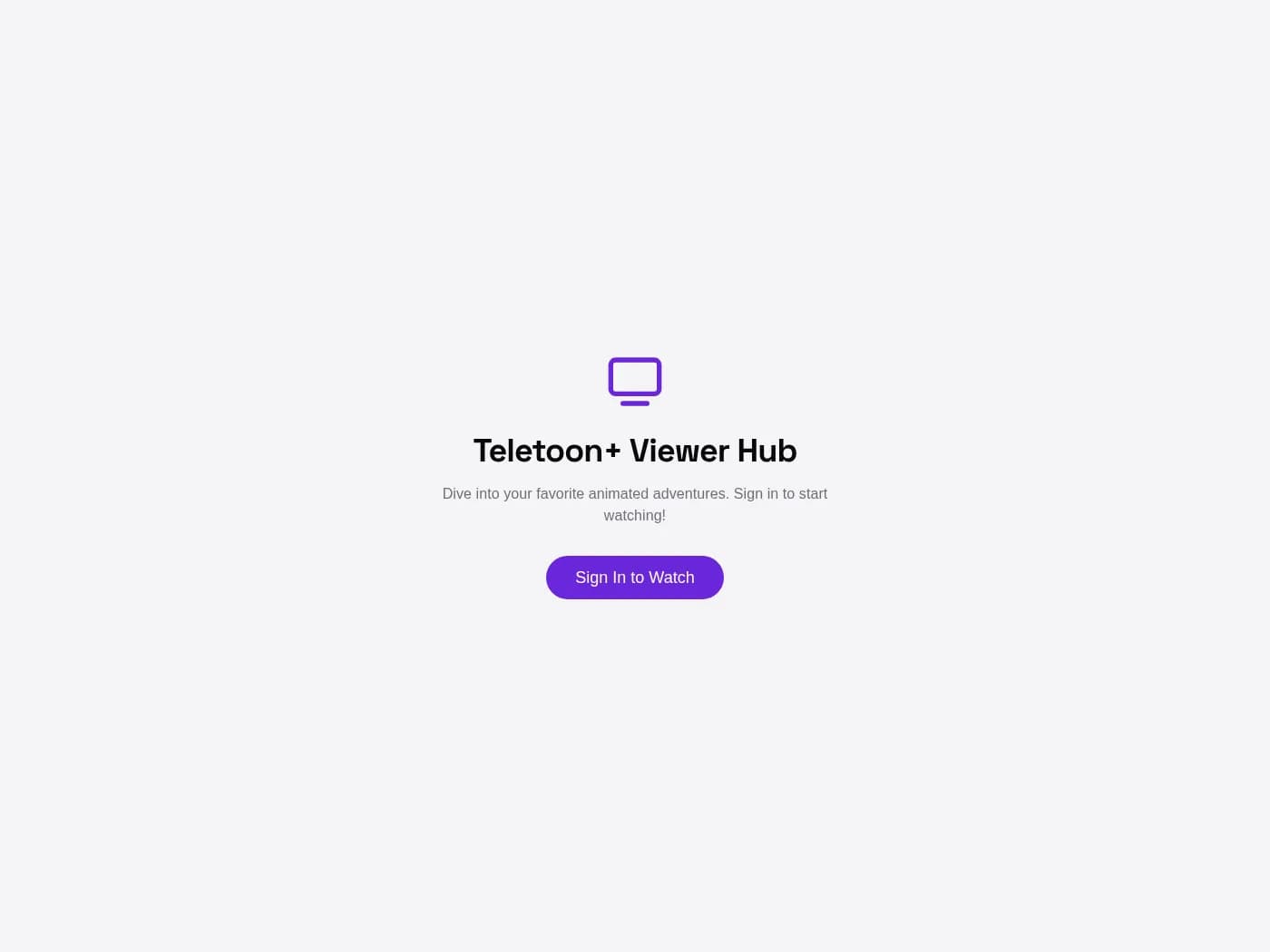 Teletoon+ Viewer Hub