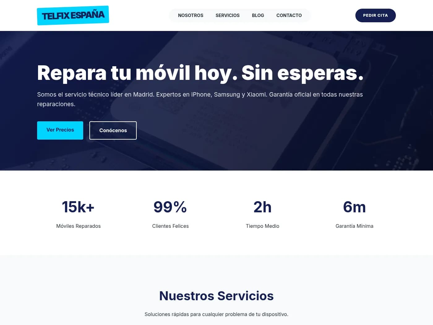 TelFix España Web