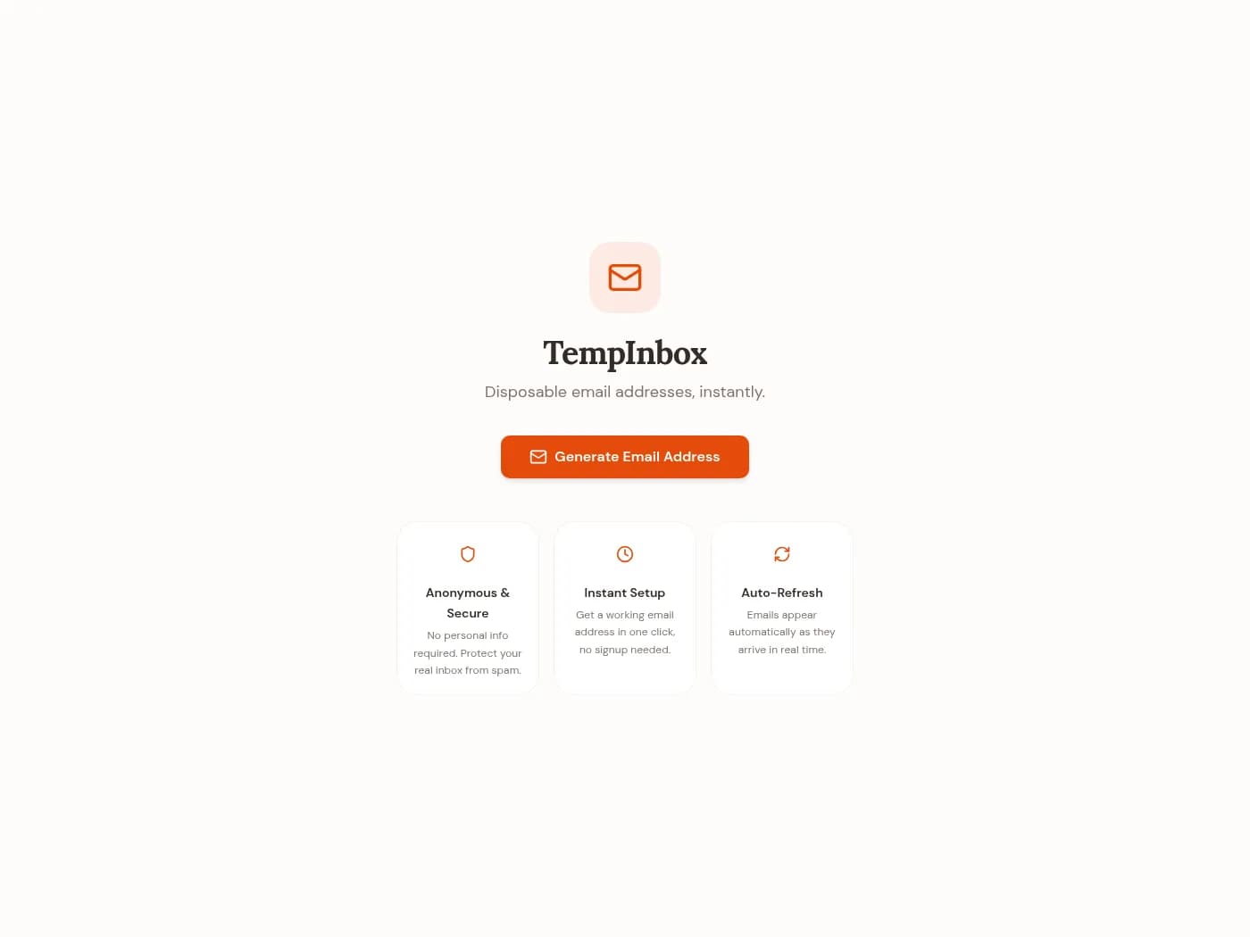TempInbox Web